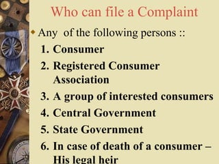 Consumer protection Act | PPT