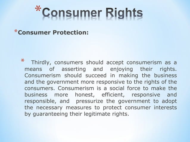 Consumer Protection Act | PPT