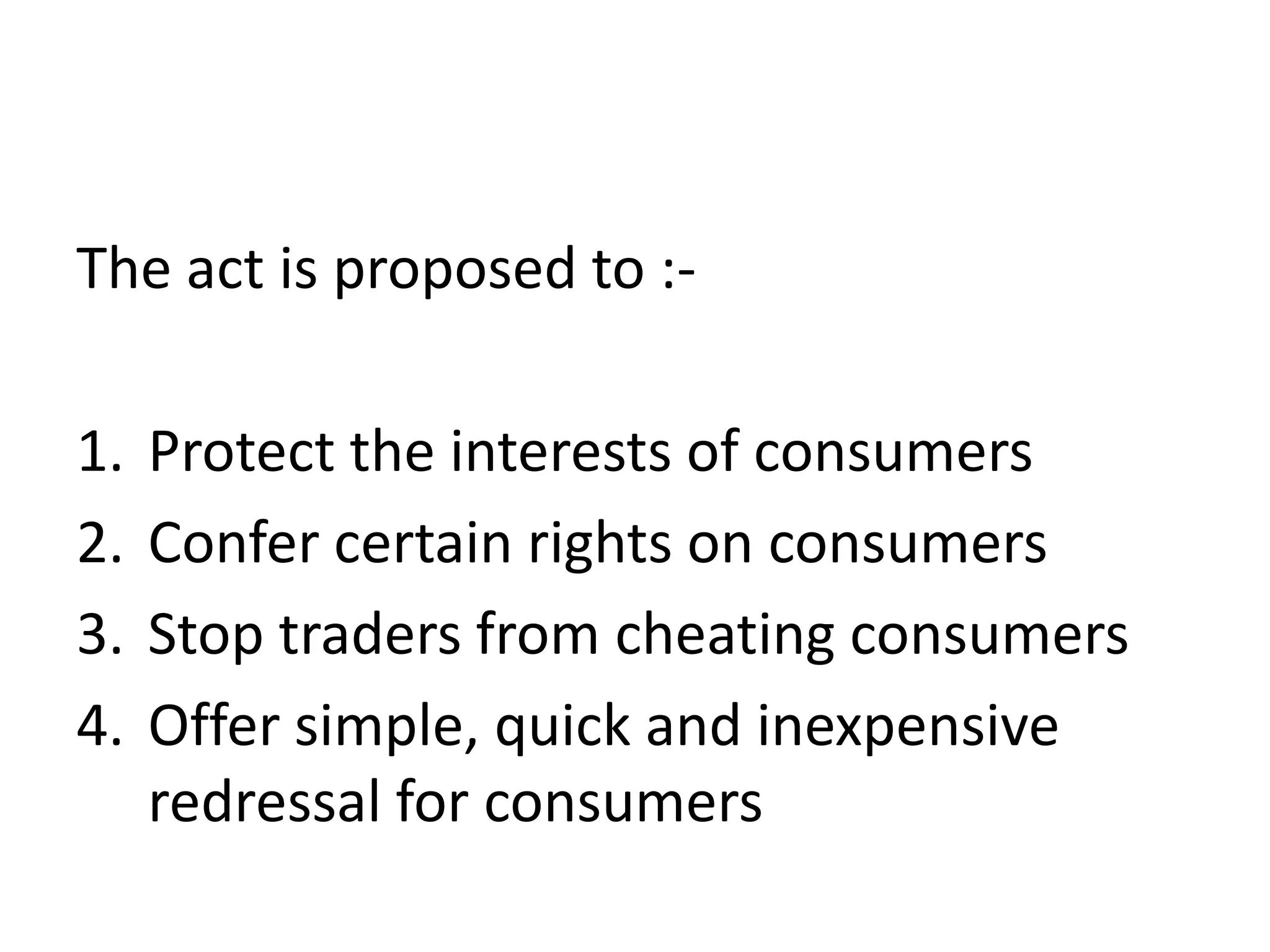 Consumer protection act | PPTX