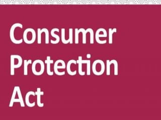 Consumer protection act | PPT