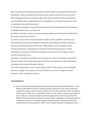 Consumer protection act | PDF