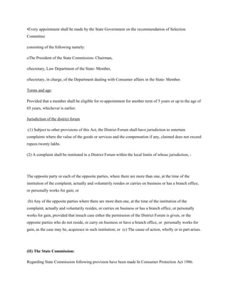 Consumer protection act | PDF
