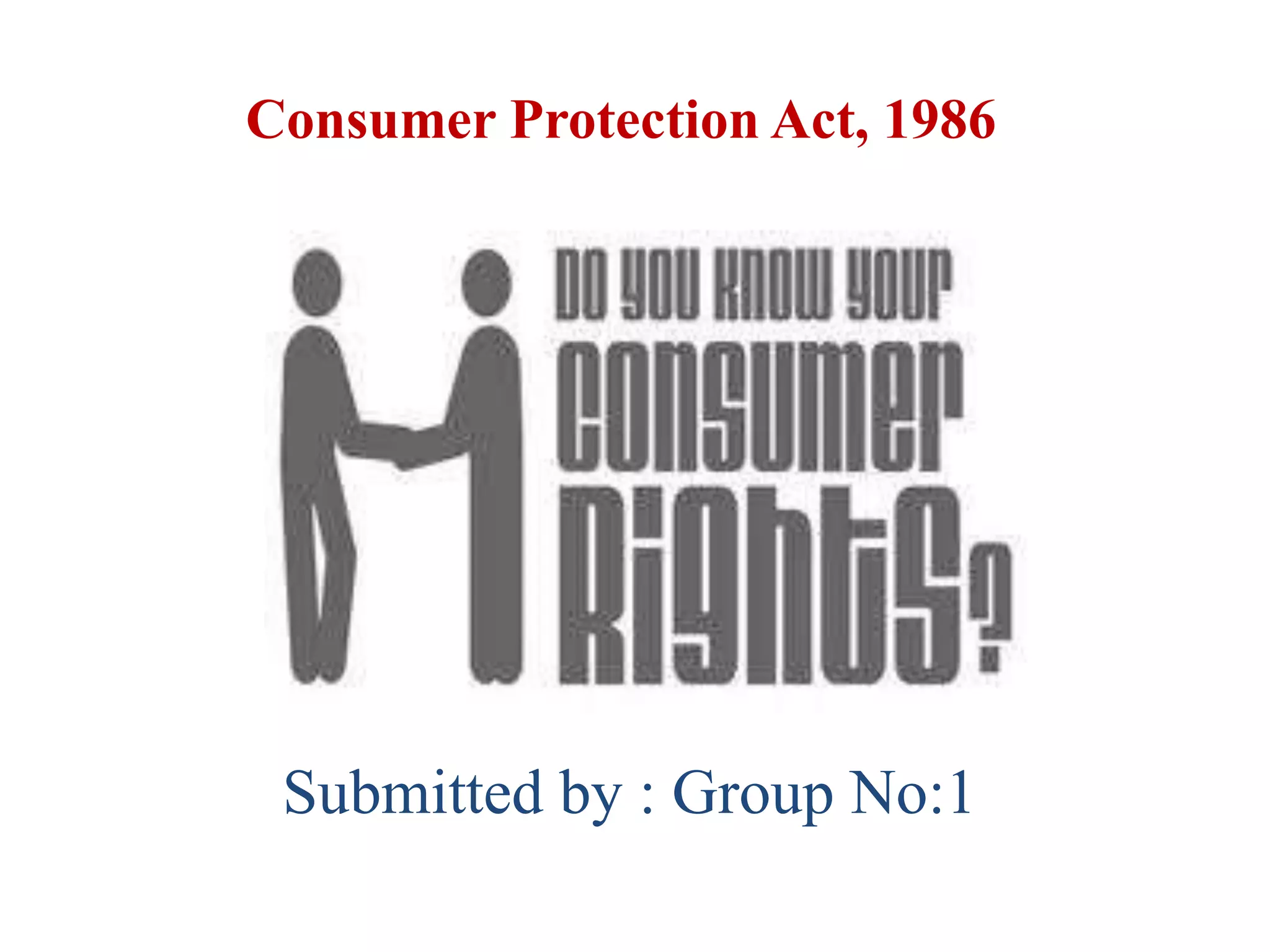 Consumer protection act | PPTX