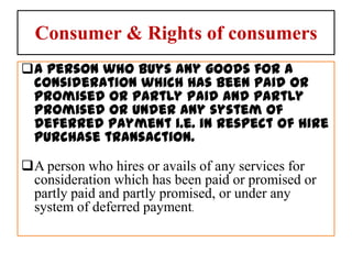 Consumer protection act | PPT
