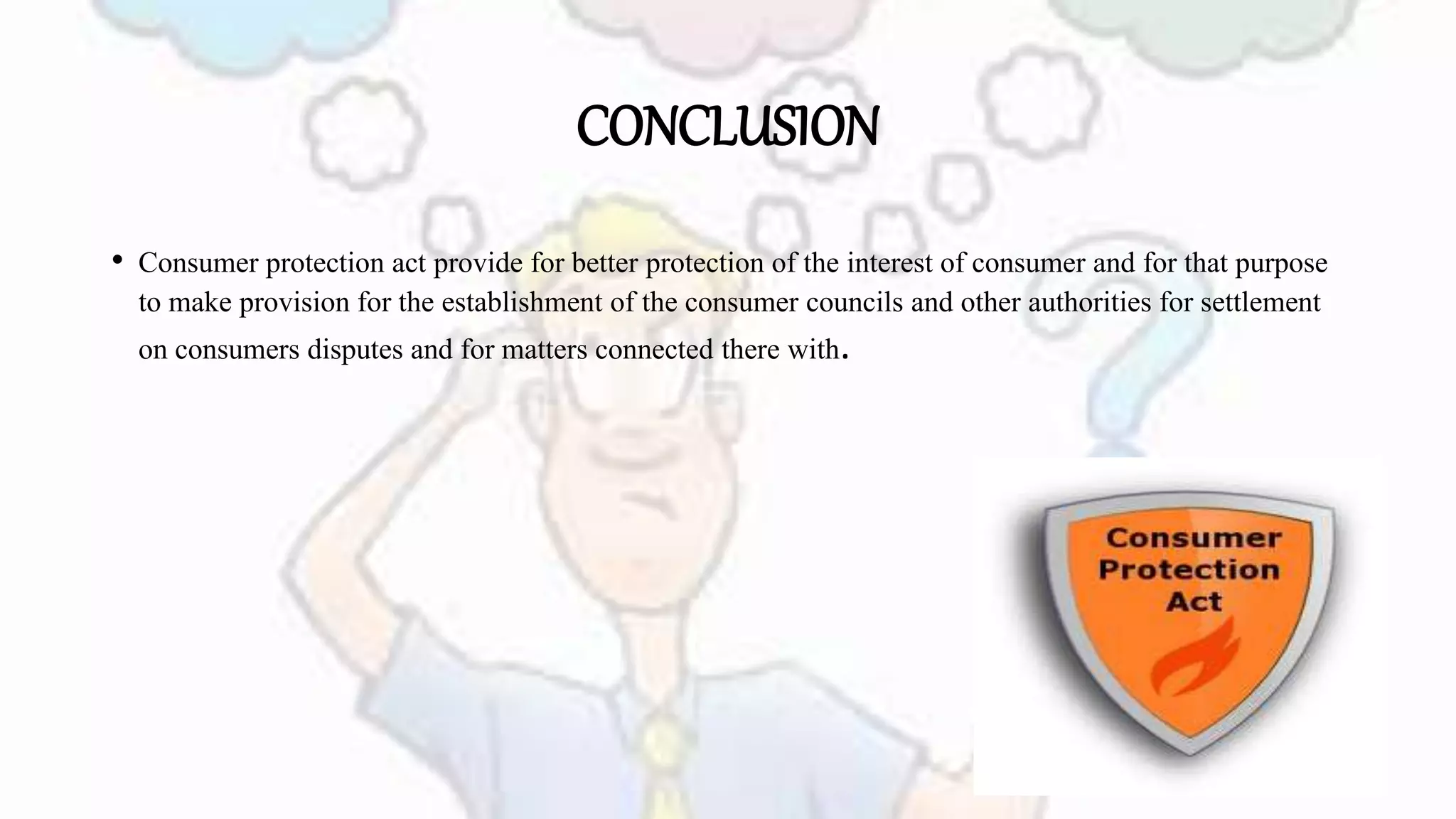 Consumer protection act | PPTX