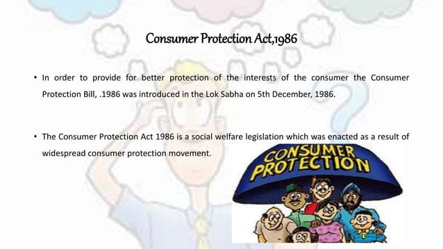 Consumer protection act | PPT