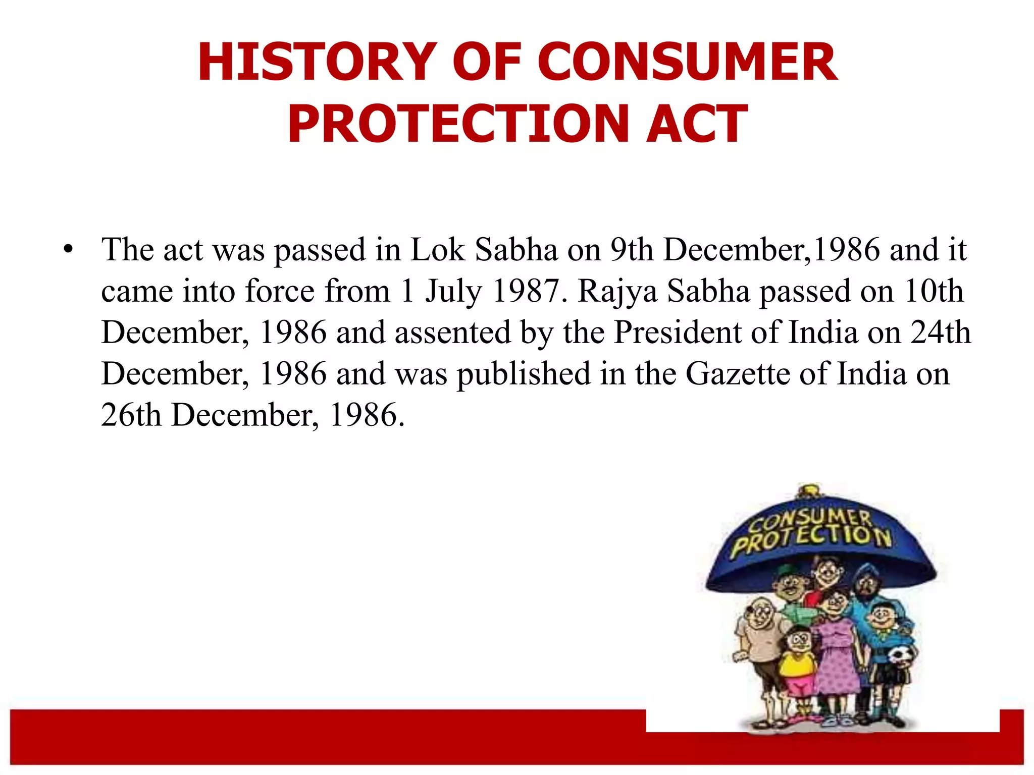 Consumer protection act | PPTX