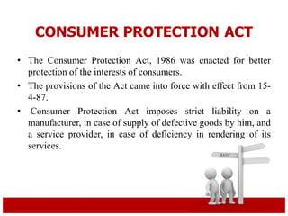Consumer Protection Act 1986