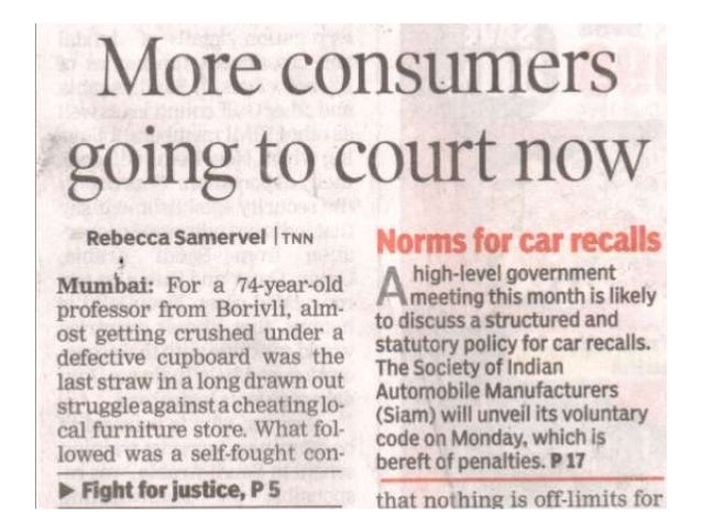 CUSTOMER PROTECTION ACT