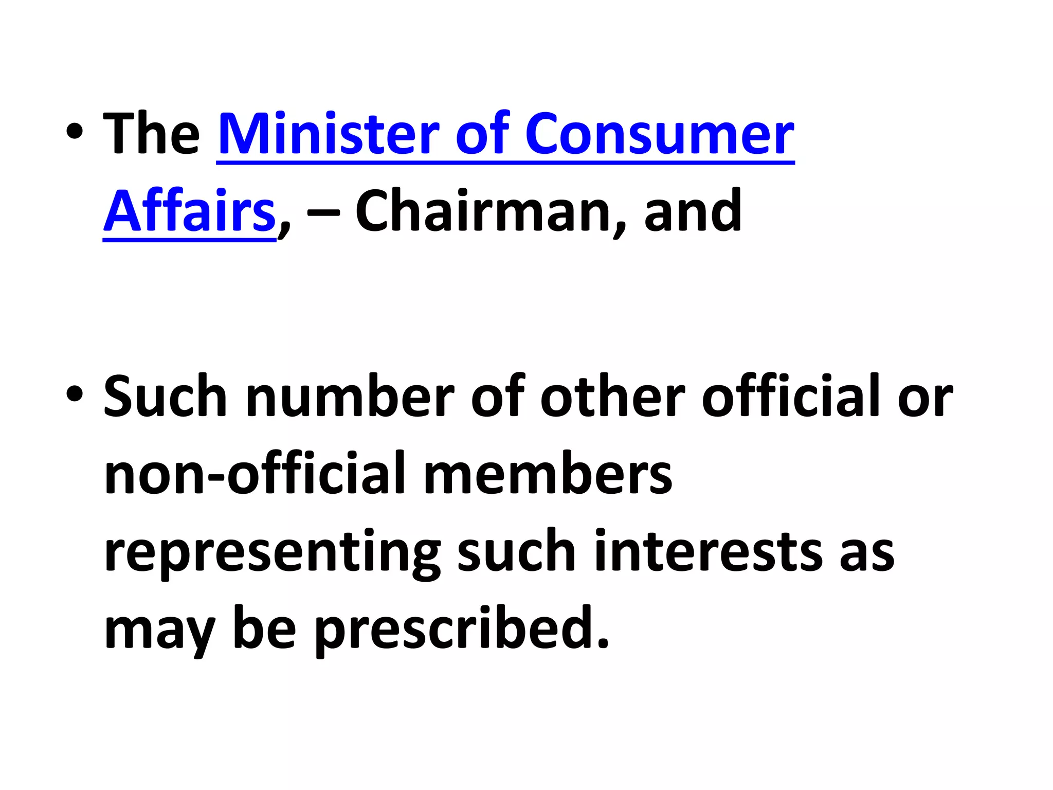CONSUMER PROTECTION ACT - INDIA | PPTX