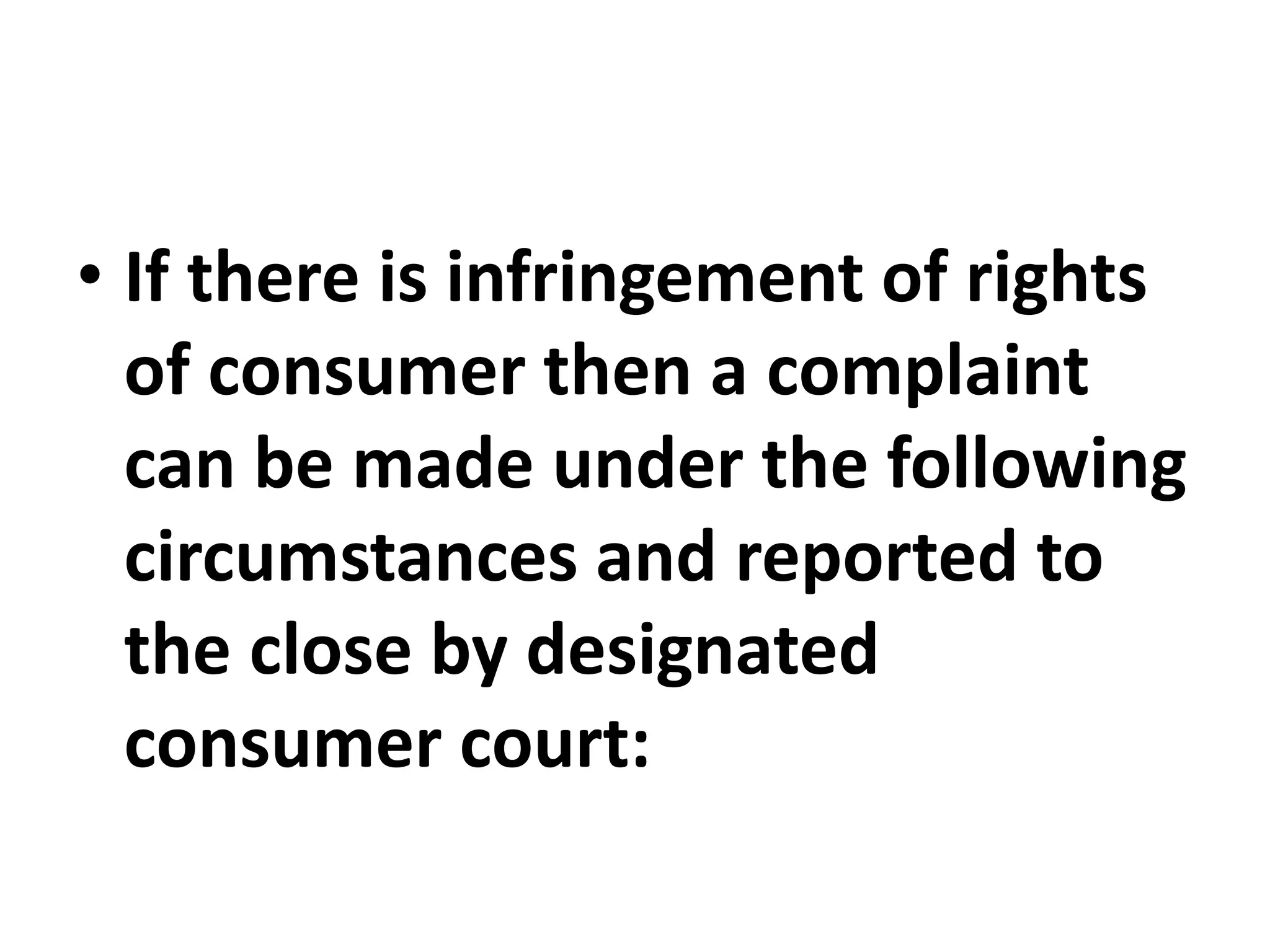 CONSUMER PROTECTION ACT - INDIA | PPTX