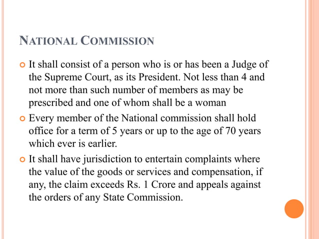 Consumer protection act | PPTX | Law