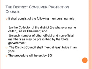 Consumer protection act | PPTX | Law