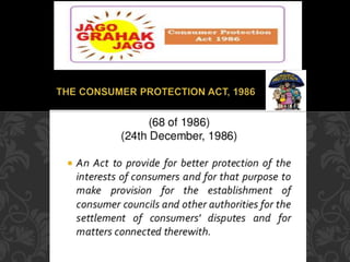 Consumer protection act | PPT