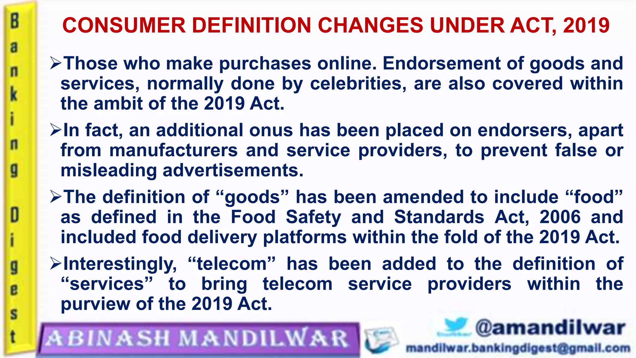 Consumer protection act 2019 | PPT