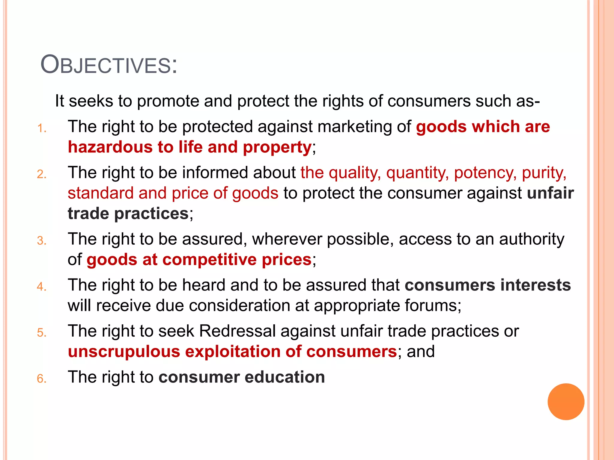 Consumer protection act | PPTX