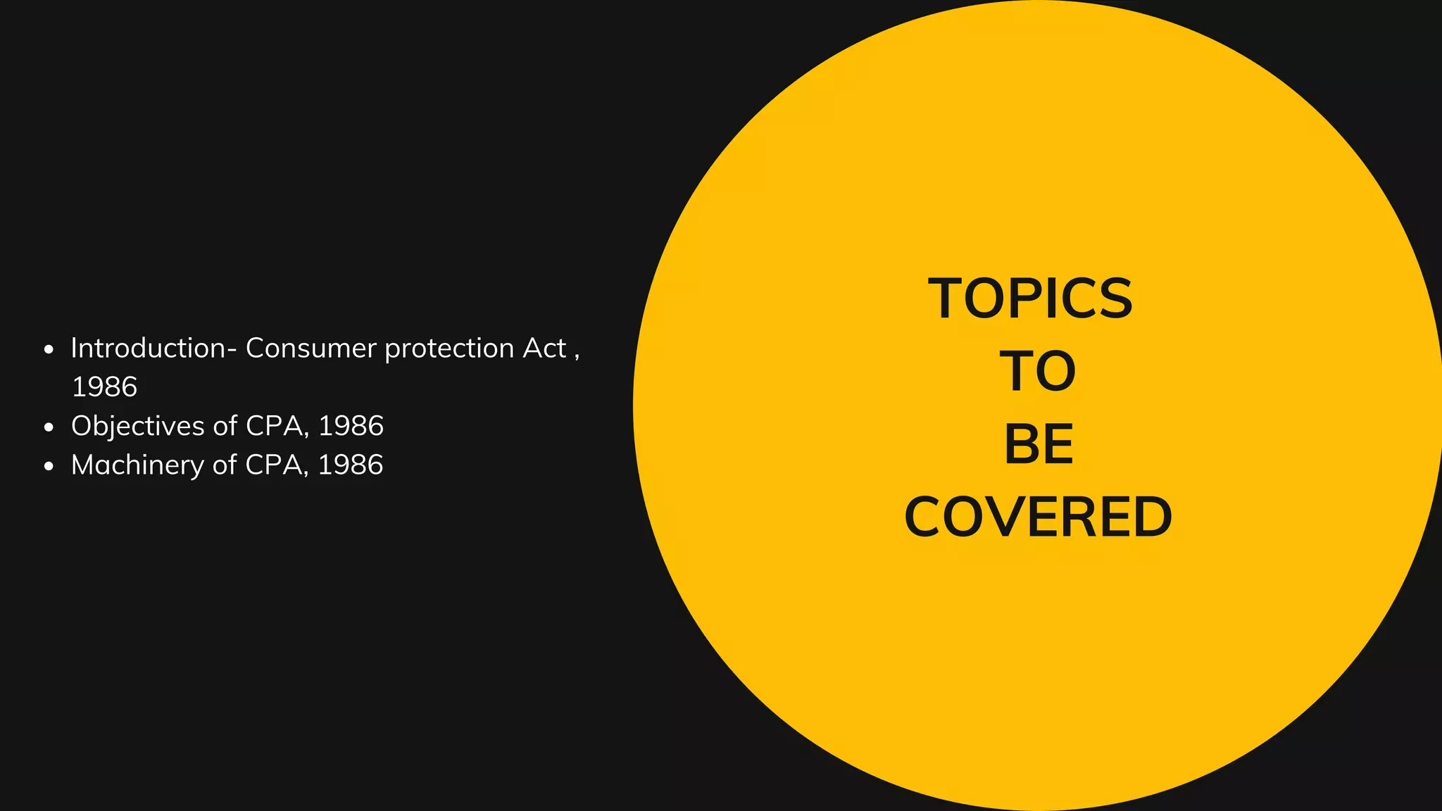 Consumer protection act 1986 | PPT