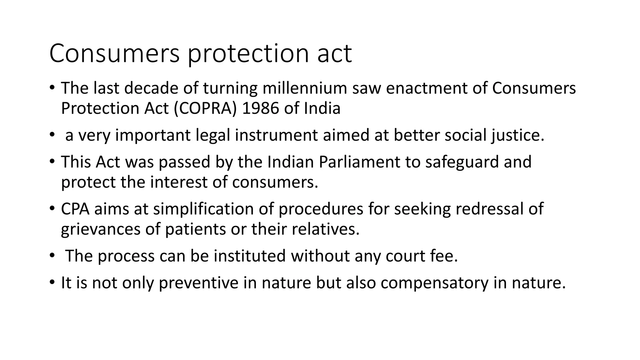 Consumer protection act | PPTX