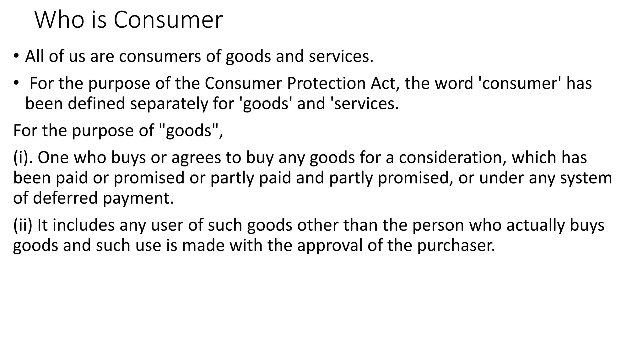 Consumer protection act | PPTX