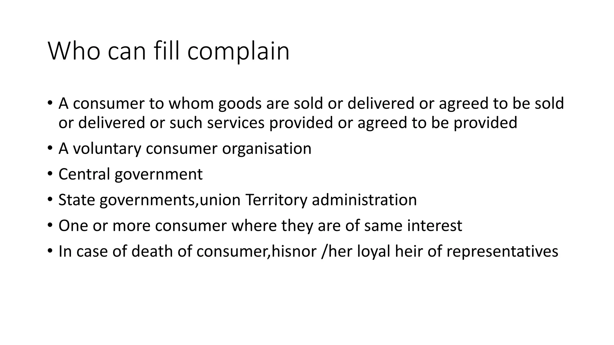 Consumer protection act | PPTX