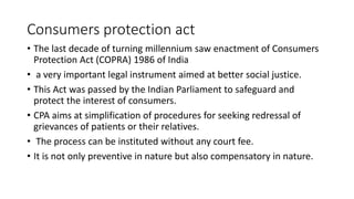 Consumer protection act | PPTX