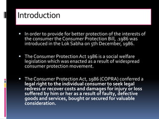 Presentation on the Consumer Protection Act | PPTX
