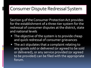 Presentation on the Consumer Protection Act | PPTX