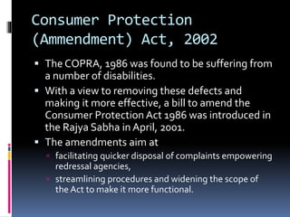 Presentation on the Consumer Protection Act | PPTX
