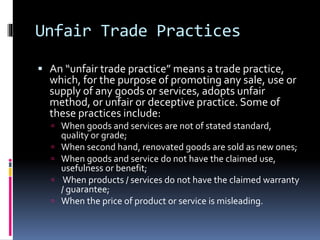 Presentation on the Consumer Protection Act | PPTX