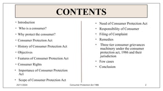 Consumer Protection Act by Dr. Vimarsha Bhatkalkar.pptx