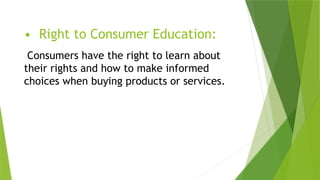 CONSUMER PROTECTION ACT. Consumer rights | PPTX