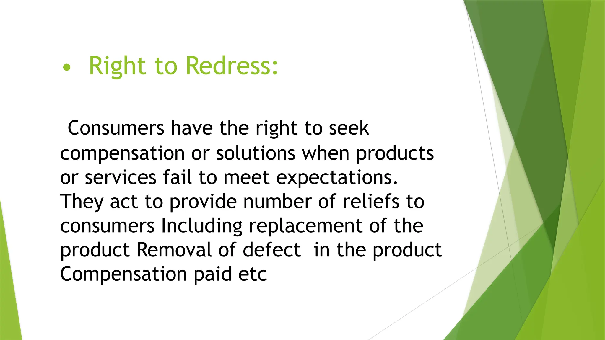CONSUMER PROTECTION ACT. consumer rights | PPTX