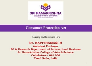 Consumer Protection Act - Consumer Protection Council, Rights .ppt