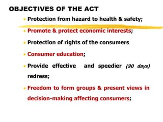 Consumer Protection Act, 1986 | PPT