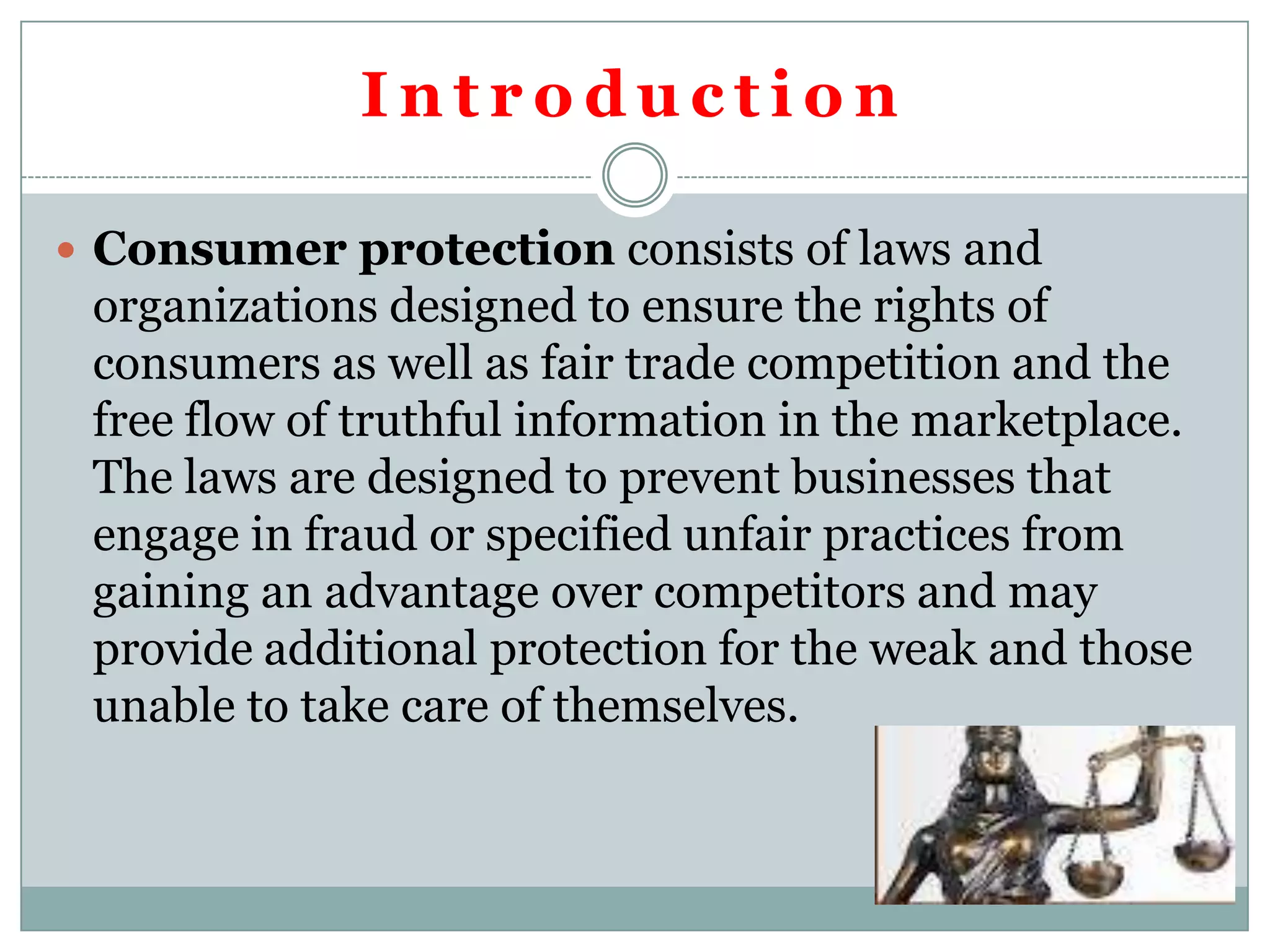 Consumer protection act1956 | PPTX