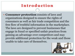Consumer protection act1956 | PPTX