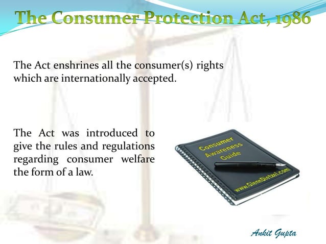 Consumer protection act,1986 | PPT