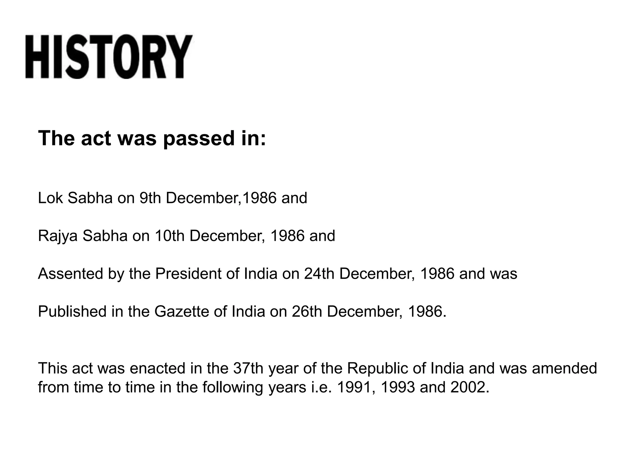 Consumer protection act,1986 | PPTX