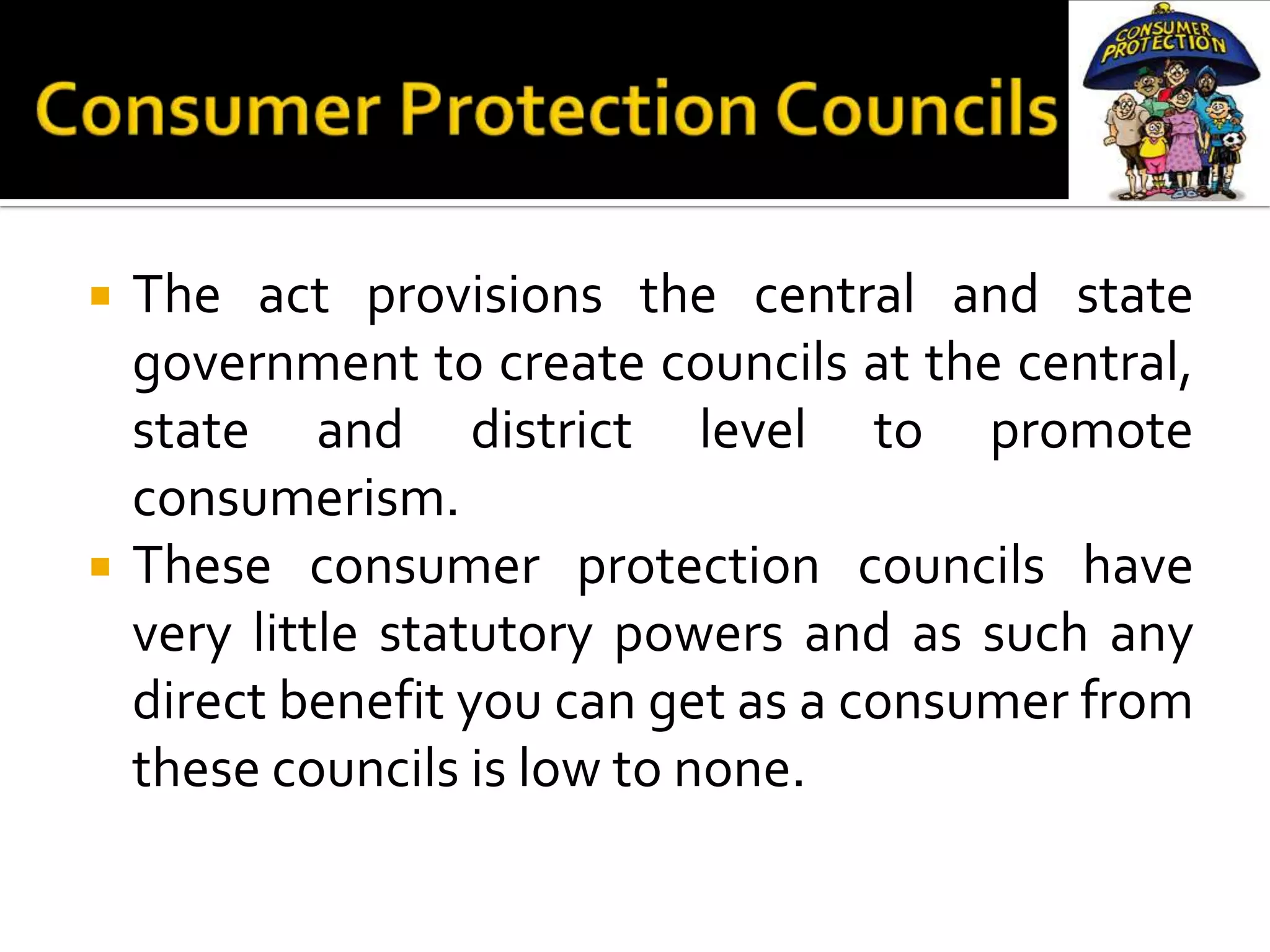 Consumer protection act, 1986 | PPTX