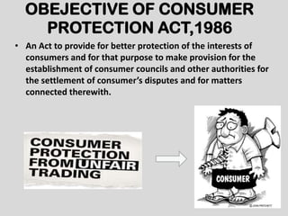 Consumer protection act 1986 | PPTX
