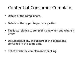 Consumer protection act, 1986 | PPTX