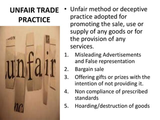 Consumer protection act, 1986 | PPTX