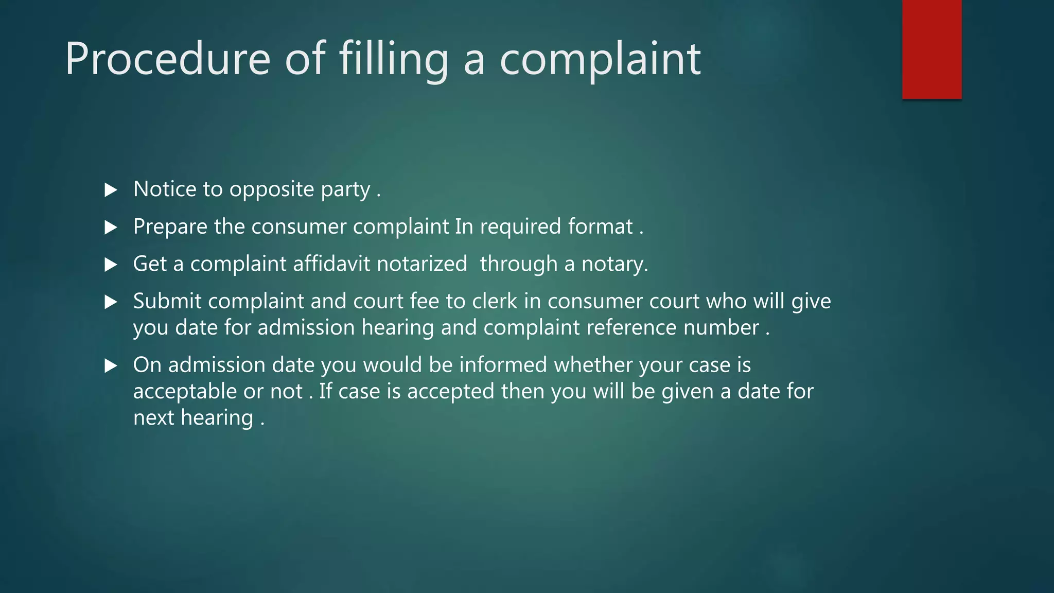 Consumer protection act 1986 | PPTX