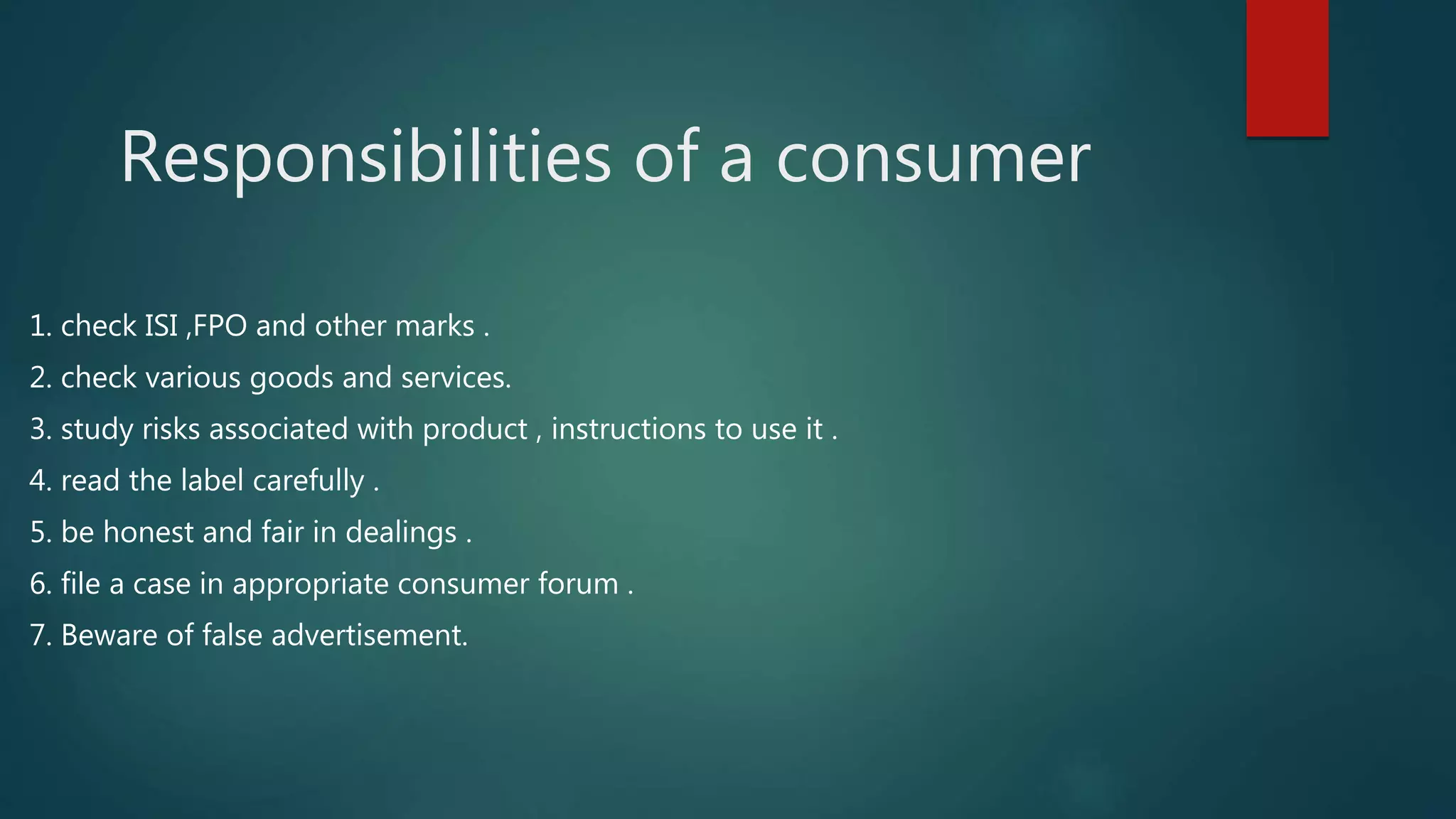 Consumer protection act 1986 | PPTX