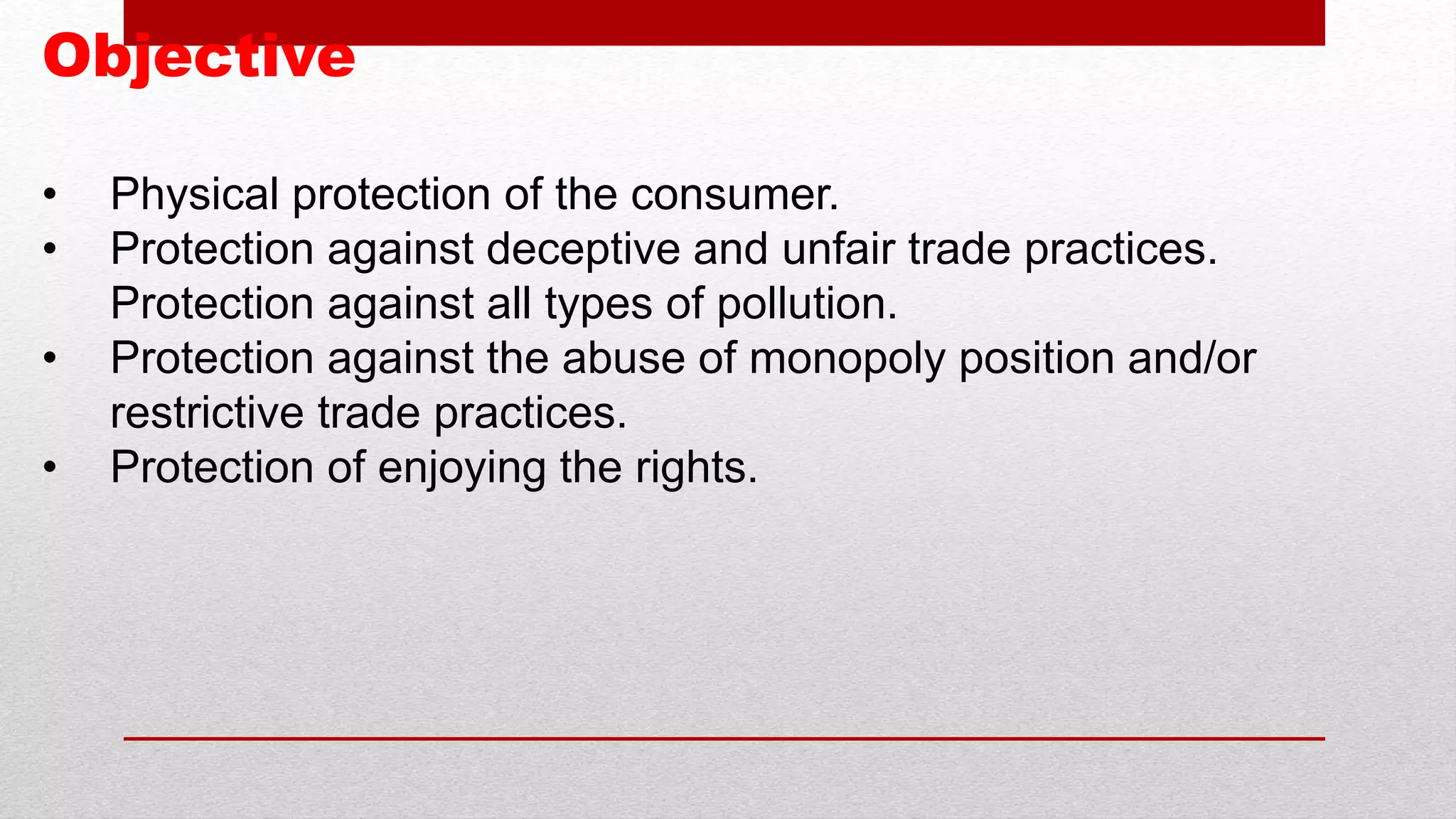 Consumer protection act 1986 | PPTX