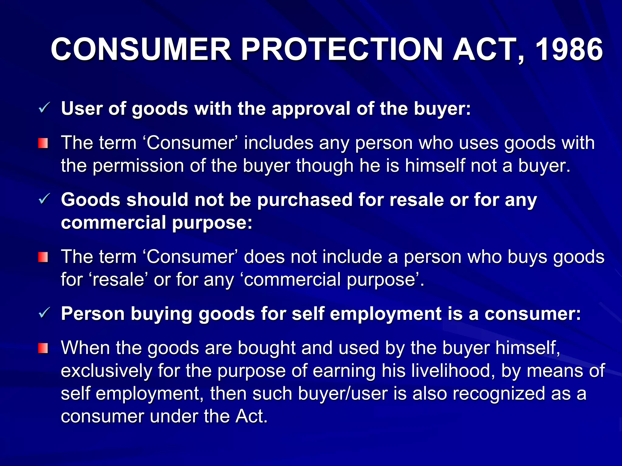 Consumer Protection Act 1986.ppt