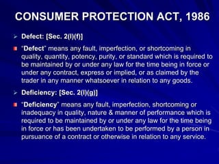 Consumer Protection Act 1986.ppt