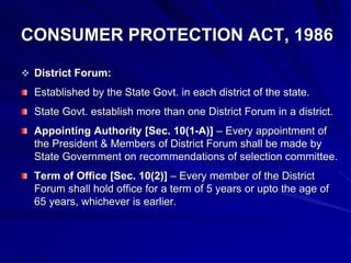 Consumer Protection Act 1986.ppt