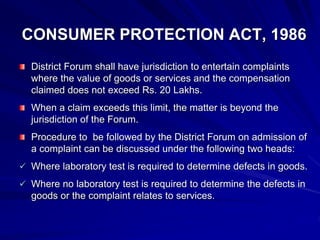 Consumer Protection Act 1986.ppt