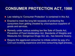 Consumer Protection Act 1986.ppt